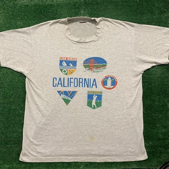 Screen Stars | Shirts | Vintage 8s California City Tourist Baggy Single ...